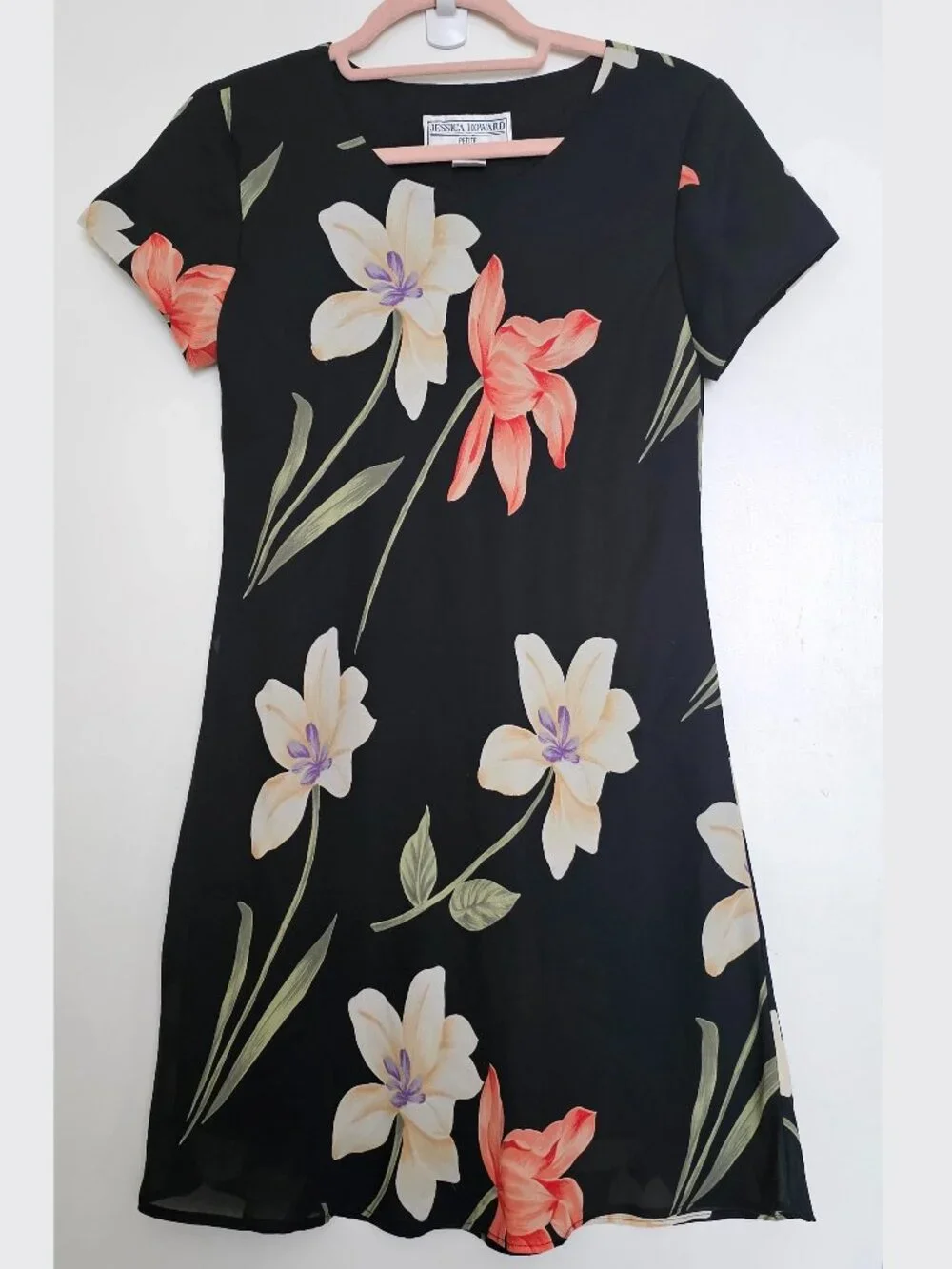 Jessica Howard | Dresses | Jessica Howard Floral Midi Dress Short ...